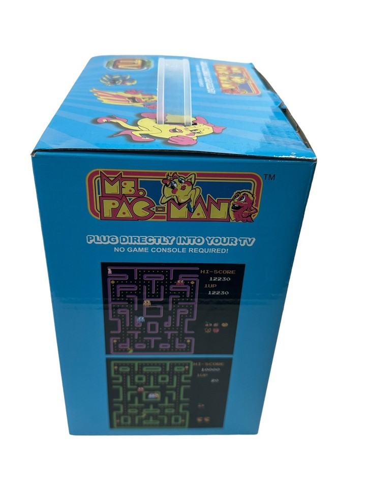 Ms. PACMAN Plug and Play Classic Arcade TV Game MSI Entertainment 1993 ...