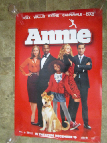 Annie original movie poster 27x40 2014 | eBay
