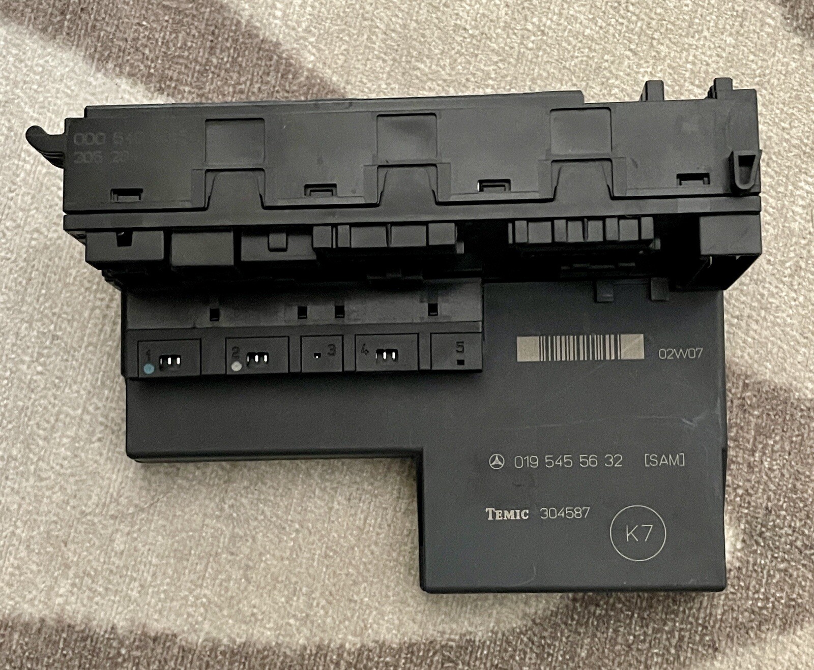 MERCEDES W210 W202 00-03 FUSE RELAY SAM MODULE BODY CONTROL UNIT WIPERS ...