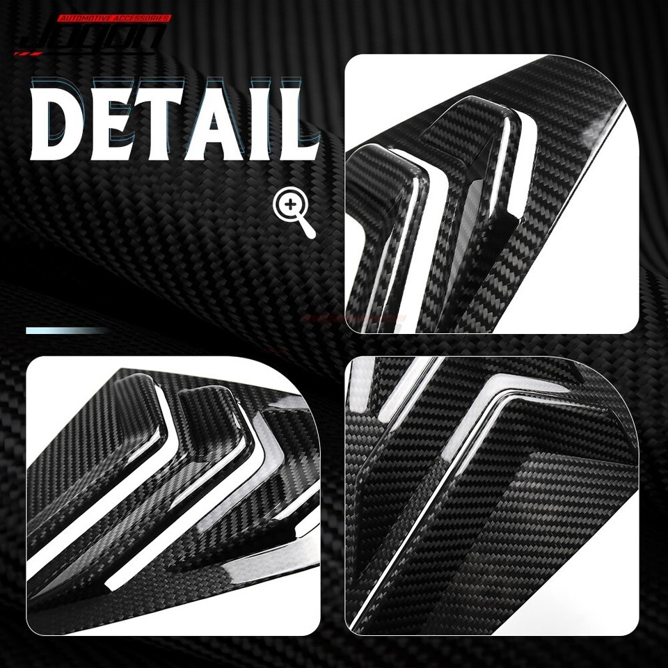 Carbon Fiber Quarter Window Louver Cover Trim For Acura Integra Type S ...