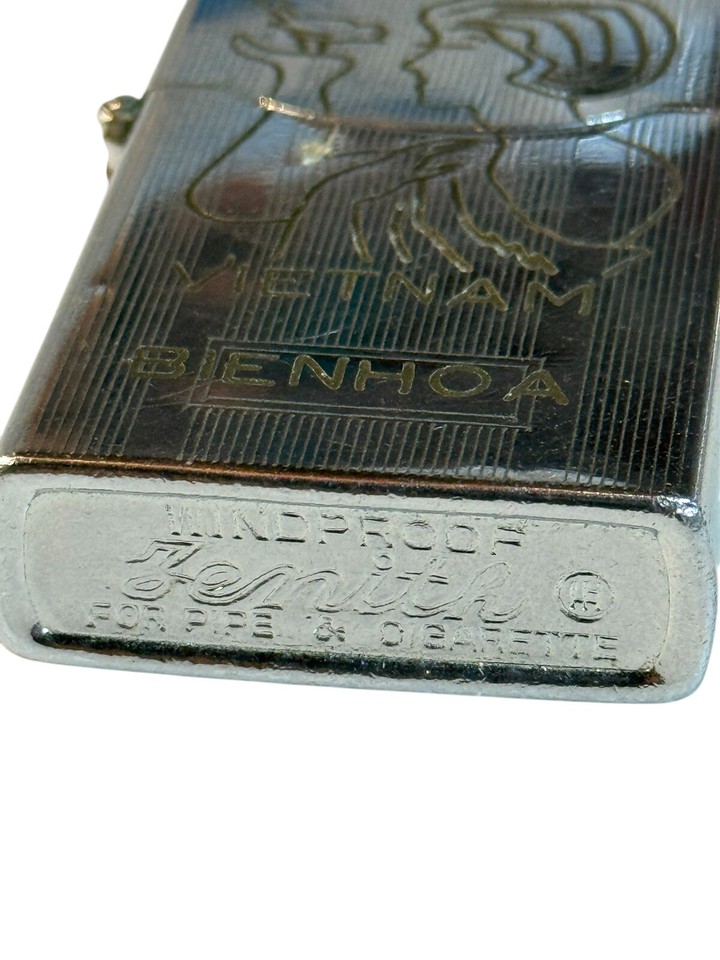 Vintage Vietnam War Bien Hoa Etched Zenith Lighter | eBay