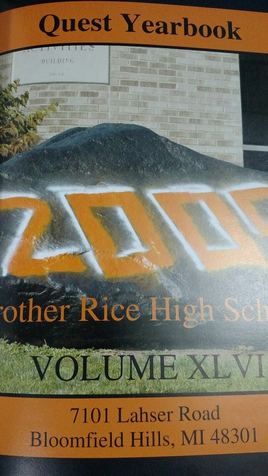 BROTHER RICE HIGH SCHOOL YEARBOOK~BLOOMFIELD HILLS,MI~2009 QUEST | eBay