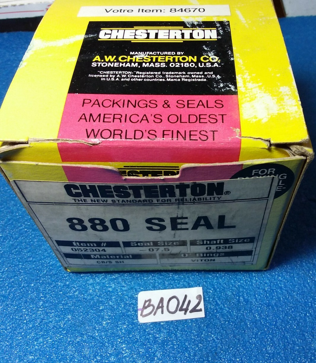 CHESTERTON 880 SEAL 052304 | eBay