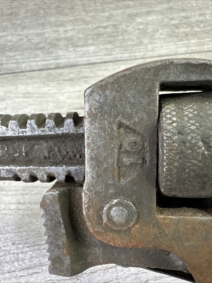 Vintage Adjustable Pipe Wrench Tool 10 Made In USA Drop Forged | eBay