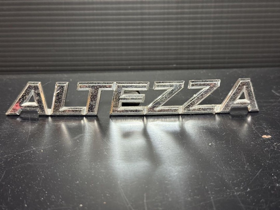Altezza Genuine Rear Emblem Toyota Original Car Badge Used Free ...