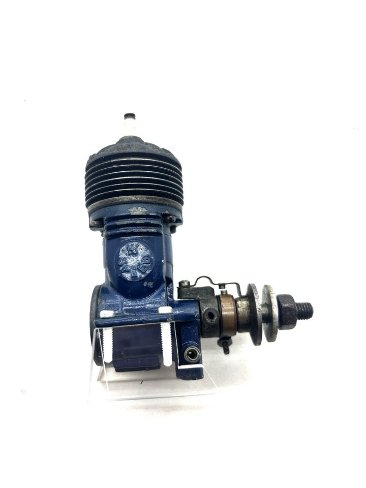 BULLET HI-SPEED GLOW GAS/NITRO MODEL AIRPLANE ENGINE WITH BLUE PAINT M2 ...