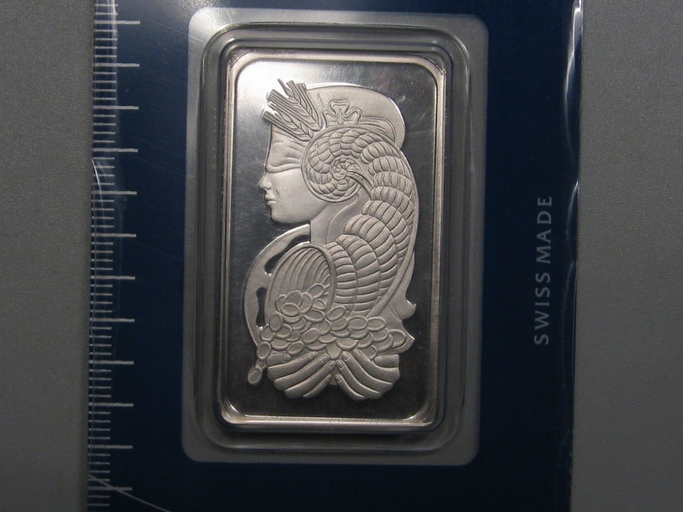 PAMP SUISSE Platinum 1 Oz Ounce Bar Lady Fortuna 999.5 Fine Sealed in ...
