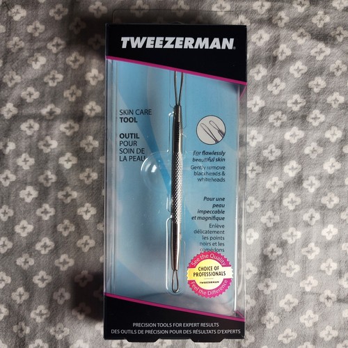 Tweezerman No Slip Skin Care Tool Loop Whitehead Blackhead Stainless ...