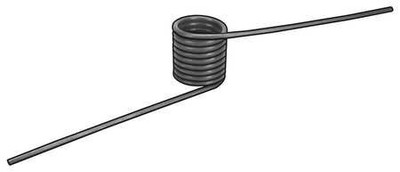 Torsion Spring, 180 Deg, 0.130OD, PK6 | eBay