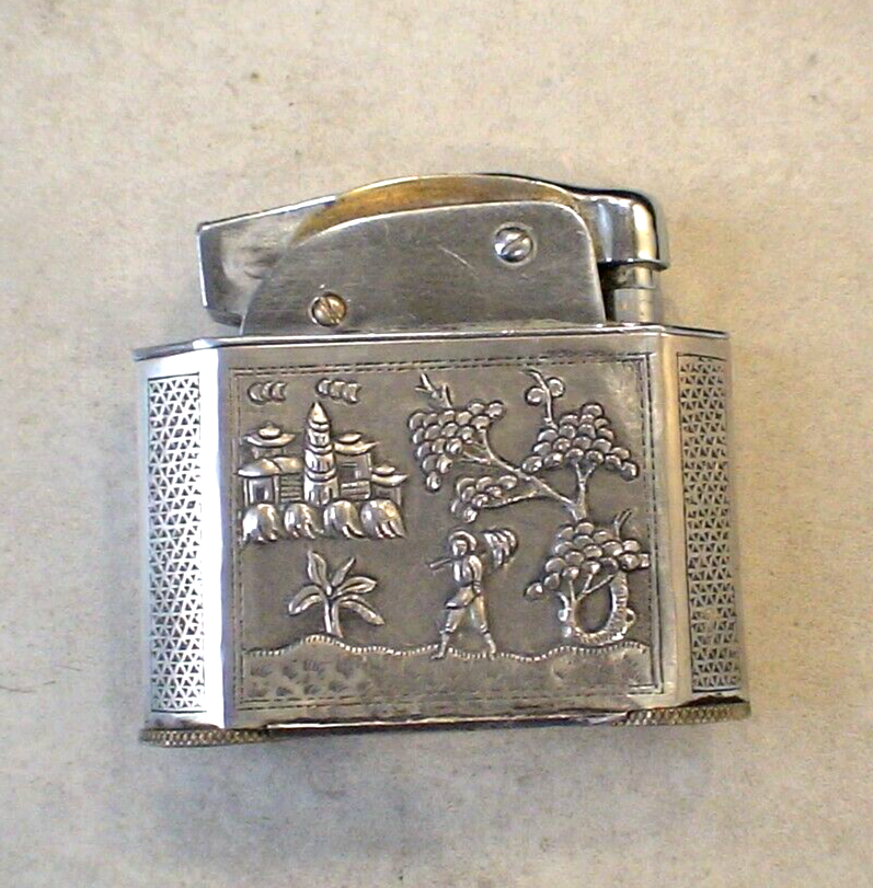 Briquet Ancien de Bureau MYON 401 GEANT Argent Vintage Desk Lighter ...