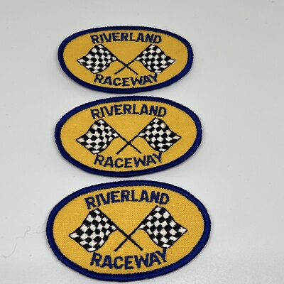 Riverland Raceway lot of 3 cloth badges / patches Speedway | eBay Australia
