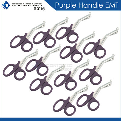 12 Emt Utility Scissors 5.5" (Purple Handle) | eBay