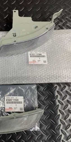 TOYOTA Genuine OEM MR2 SW20 Front Clear Turn Signal Lamp Lens LH Full ...