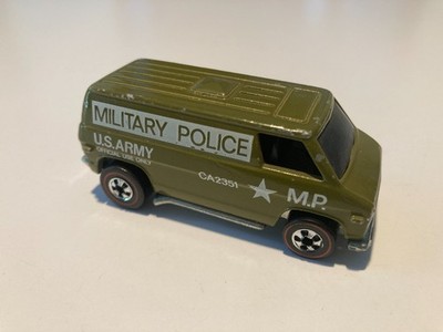 Hot Wheels Redline Military Police Van MP US Army Rare Chase Green ...