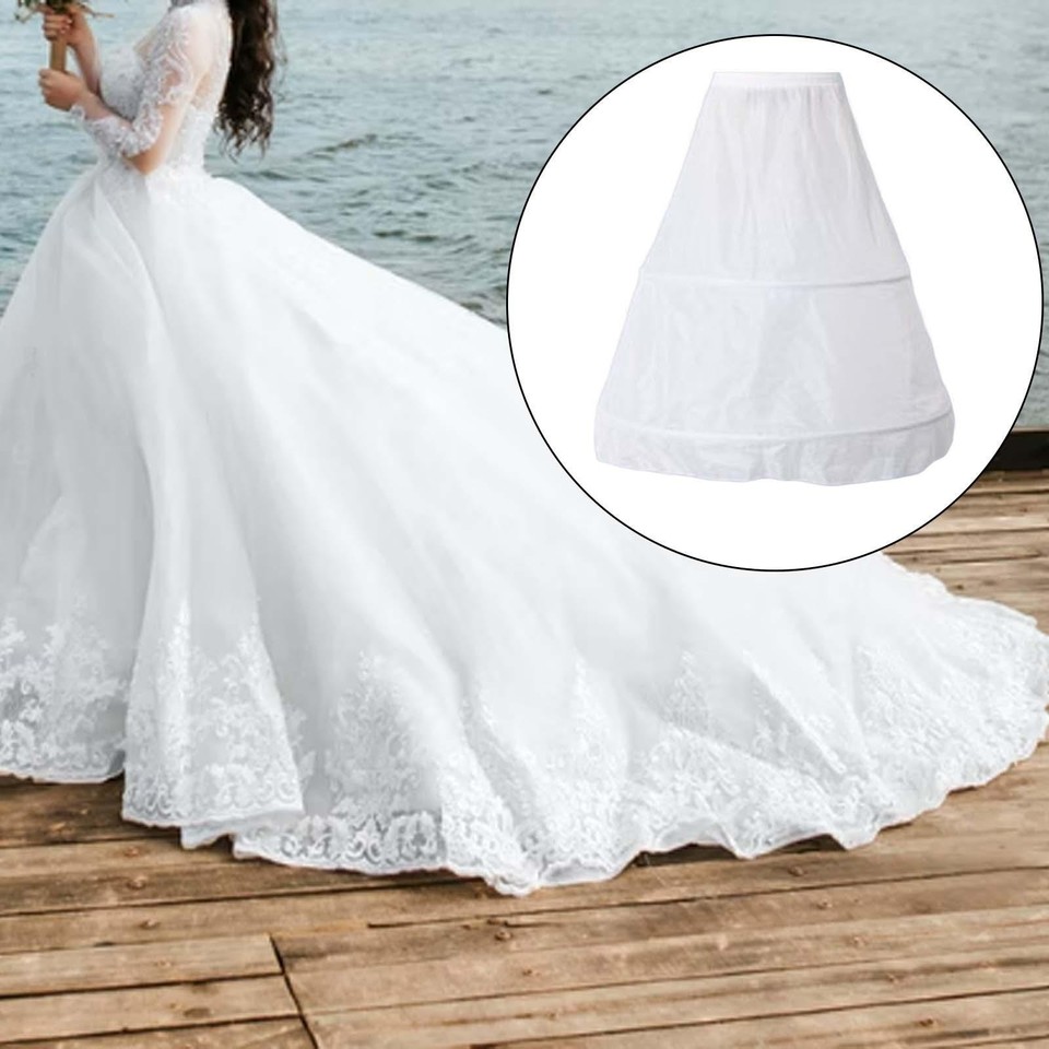 Wedding Crinoline Bride Pannier Underskirt Elastic Waist for Cosplay ...