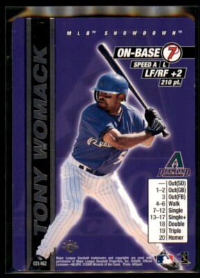 2000 MLB Showdown 1st Edition Base Tony Womack Arizona Diamondbacks ...