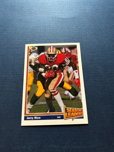 1991 Upper Deck Football Jerry Rice Season Leader #402 HOF Set Break NM ...