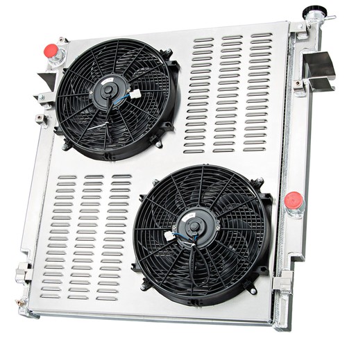 4-Rows Radiator&Shroud Fan for 2010-2012 Dodge Ram 2500,3500 6.7L ...
