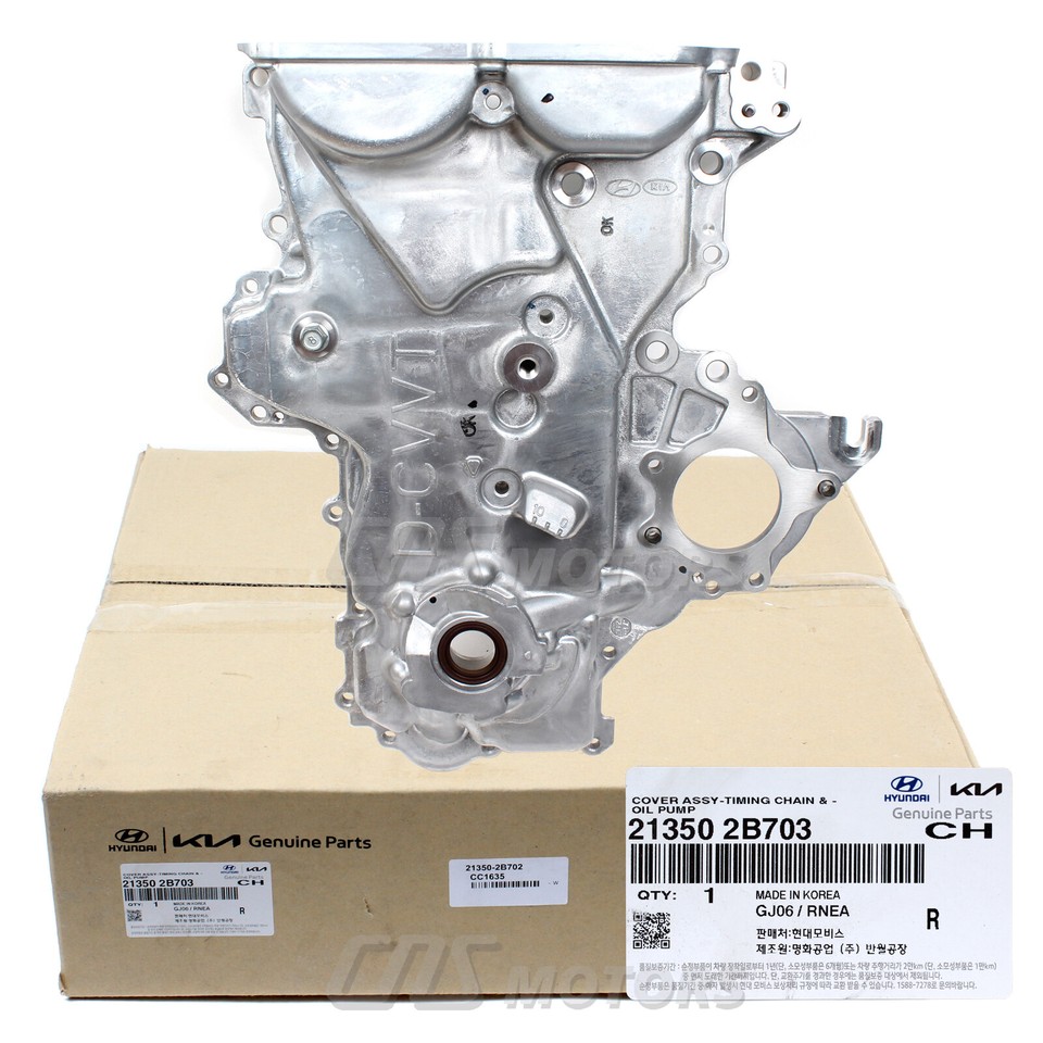 GENUINE Timing Chain Cover for 2012-2023 Hyundai Kia 1.6L OEM ...