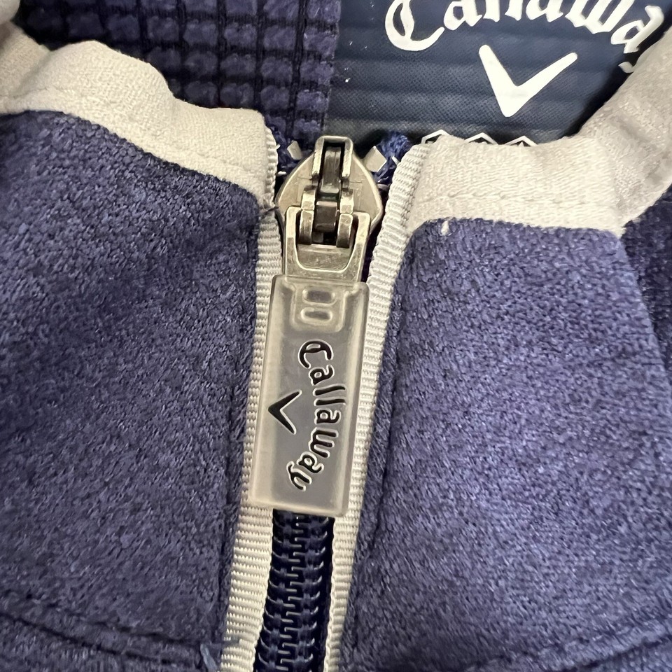 Callaway Jacket Mens Large Blue Full Zip Long Sleeve Golf | eBay