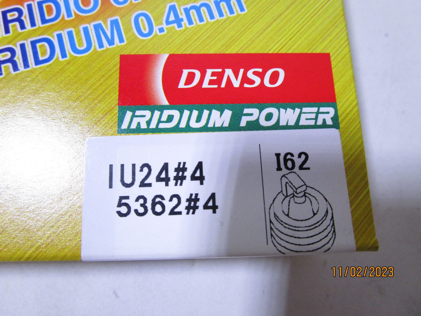 4 Spark Plugs Iridium Power DENSO IU24 5362 (4 pack) | eBay