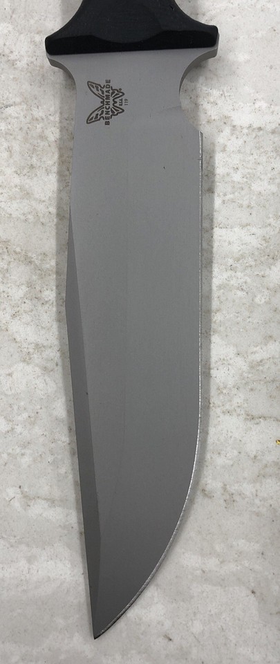 Benchmade 119 Arvensis Fixed Blade Knife And Sheath Straight Edge USA ...