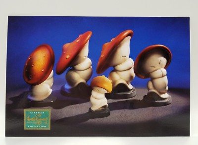 WDCC Disney Post Card Chinese Mushroom Dancers Hop Low Fantasia 6x9 ...