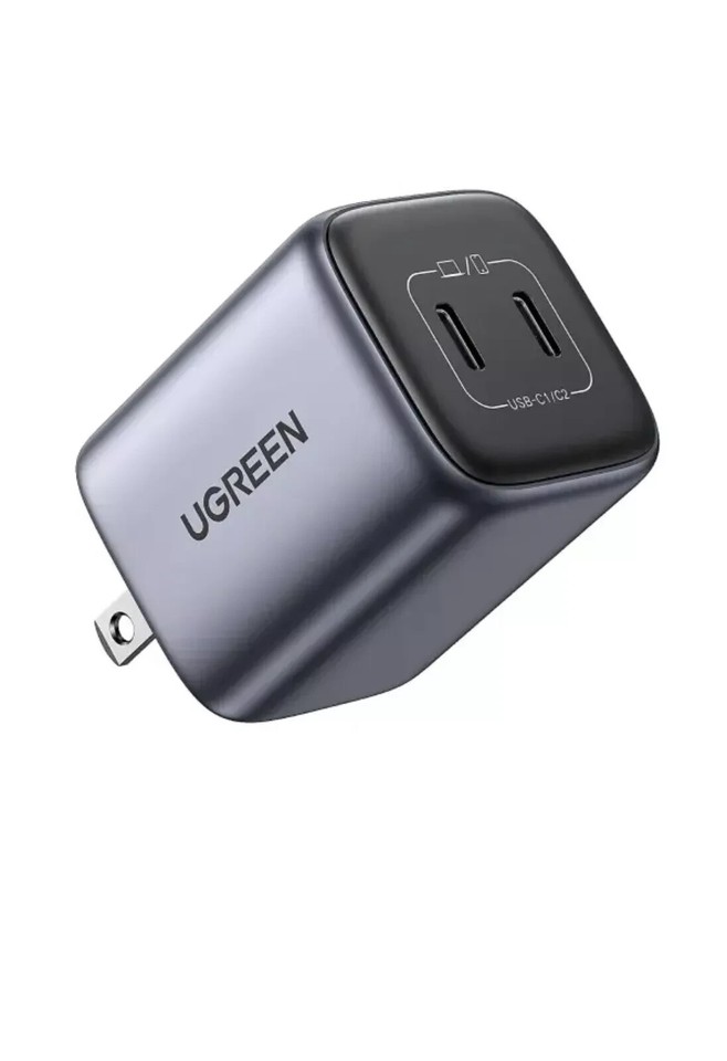 Ugreen Nexode Mini 45W Dual USB C Charger GaN PDFast Charging Foldable ...