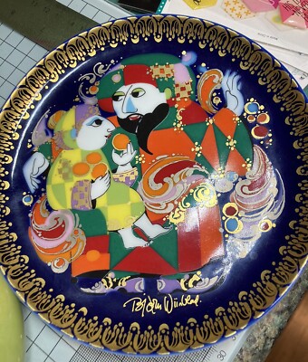 Rosenthal Bjorn Wiinblad ALADIN Samuel Teller Plate #3 Aladdin Meets ...