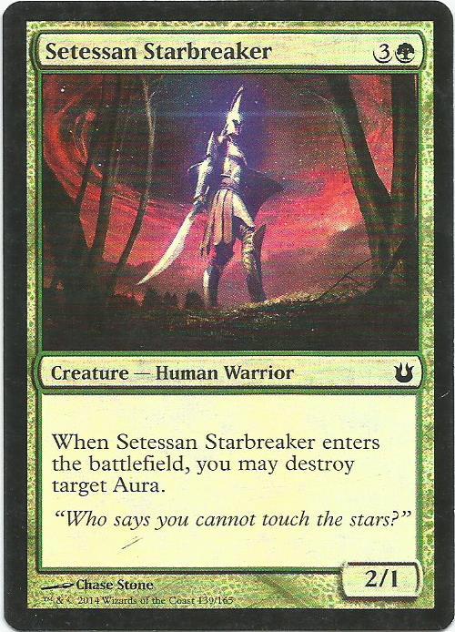 1x Foil - Setessan Starbreaker - Magic the Gathering MTG Born of the ...