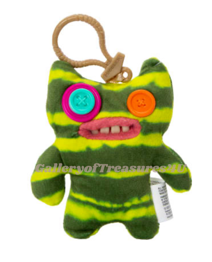 Mini Fuggler Keyring Clip On Bag Plush 5" Funny Ugly Monster Key Ring ...