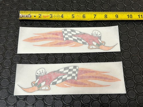 HONDA HRC CR TRX ATC WOODY WOODPECKER GRAPHICS DECALS VINTAGE RACING🔥 ...