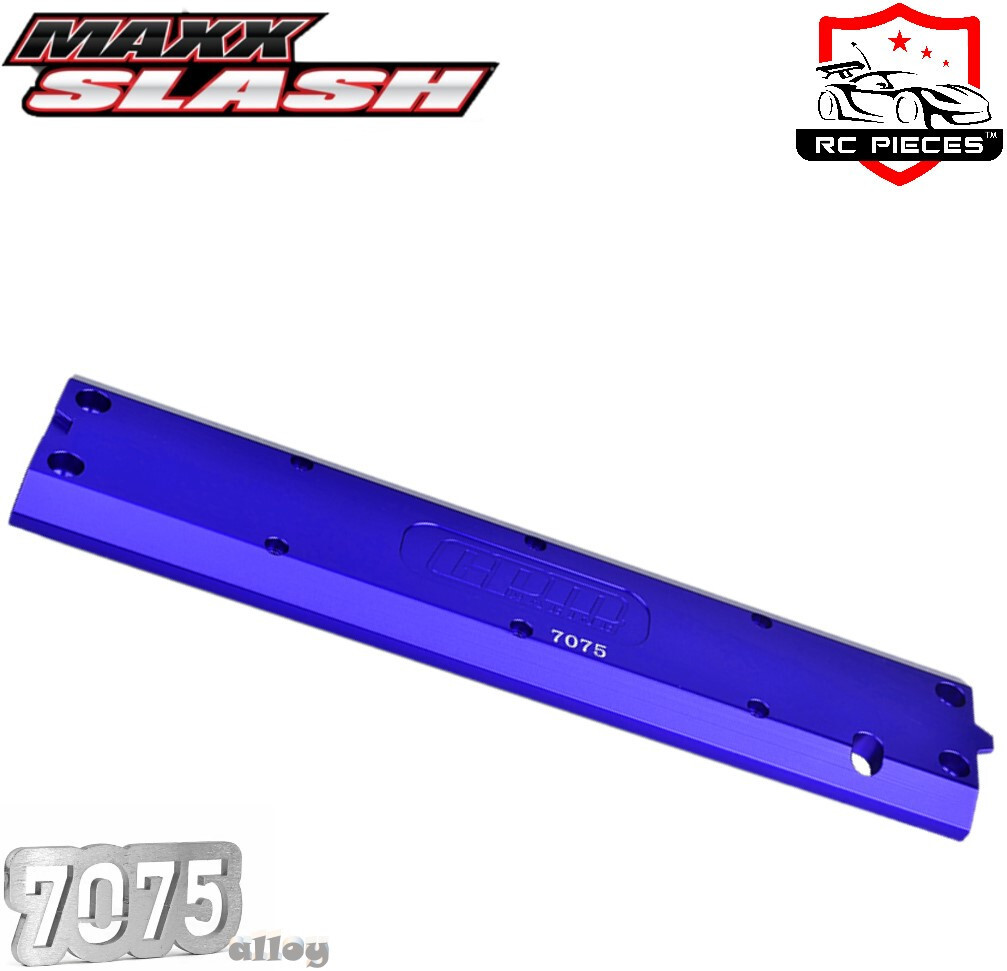 TRAXXAS MAXX SLASH 1/8 6S CNC 7075 ALLOY CENTER SKIDPLATE UPGRADE ...