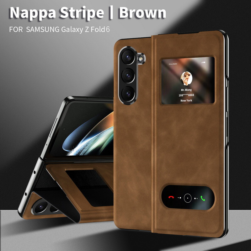For Samsung Galaxy ZFold6 Fold5 ShockProof Magnetic Leather Flip Hard ...