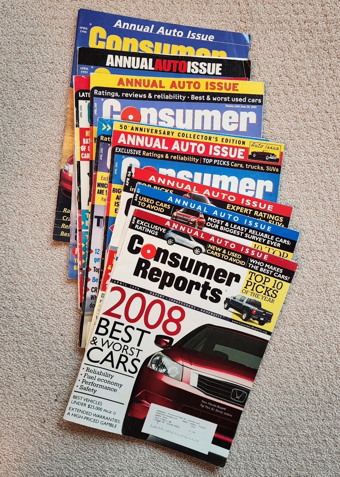 Consumer Reports car / auto magazine HUGE LOT | eBay