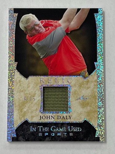 John Daly 2022 Leaf In The Game Used No.GUM-22 9/15 Relic Card | eBay