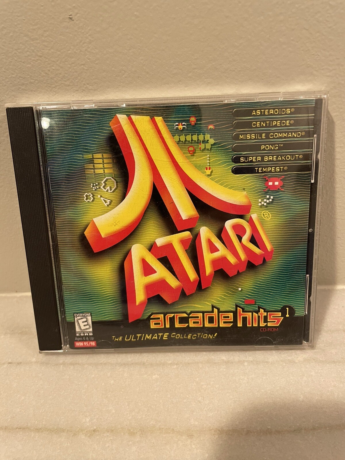 Atari Arcade Hits 1 (PC, 1999) CD-ROM Windows 95/98 Complete Disc and ...