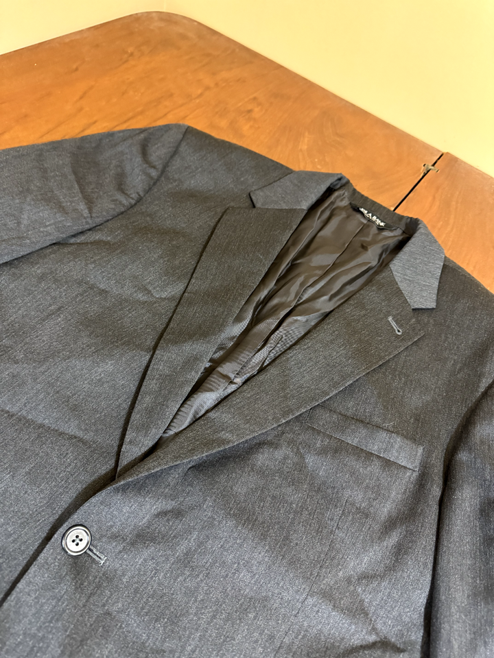 2022 JOS A BANK *SIGNATURE COLLECTION* Gray Tic Full Suit 42L Wool | eBay