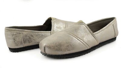 Laforst Nonslip Womens Slip Resistant Silver Waitress Server Flats | eBay