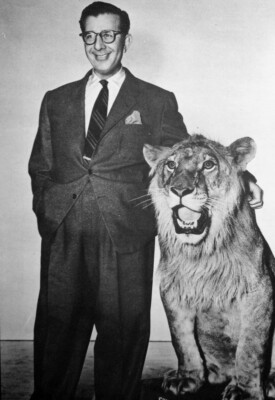 DORE SCHARY clipping Metro-Goldwyn-Mayer studio head B&W photo 1951 w ...
