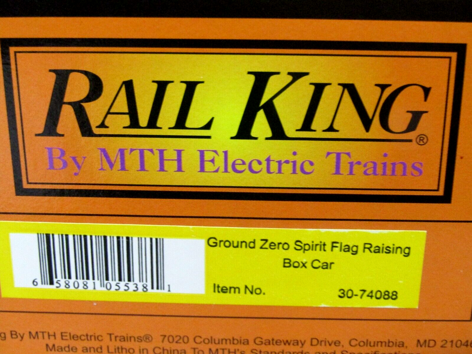 MTH GROUND ZERO 9/11 FDNY Twin Towers WTC NY Firefighter Boxcar, Patch ...