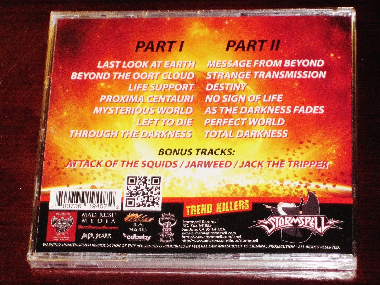 Doctor Smith: Into The Unknown CD 2014 Dr. Stormspell Records USA SSR ...