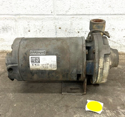 WEG D56-05/01 MOTOR HP 2.0 VOLTS 208-230/460 PHASE 3 AMPS 5.70/2.85 ...