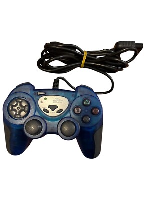 Pelican Blue Retro Shock 2 Controller For Sony PlayStation 2 PS2 | eBay
