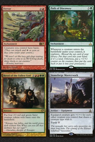 Gallia of the Endless Dance SATYR Commander Deck Gruul Magic MTG Ready ...