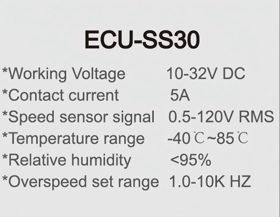 ECU-SS30 Generator Engine ECU Speed Controller Control Unit | eBay