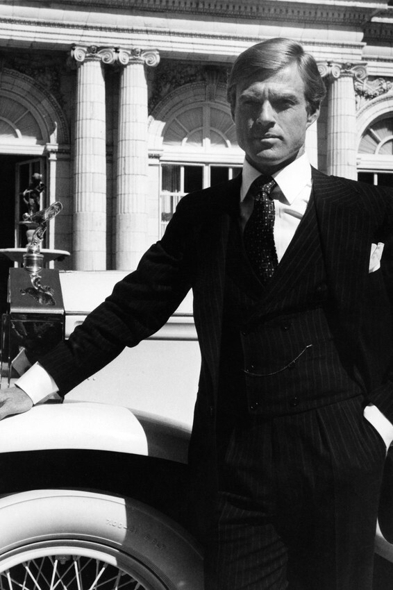 The Great Gatsby Robert Redford By Vintage Rolls Royce Motor Car 18x24 ...