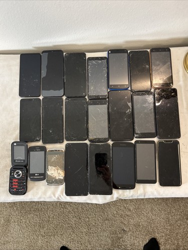 Lot Of (22) Broken / Damaged Cell Phones As-Is | eBay