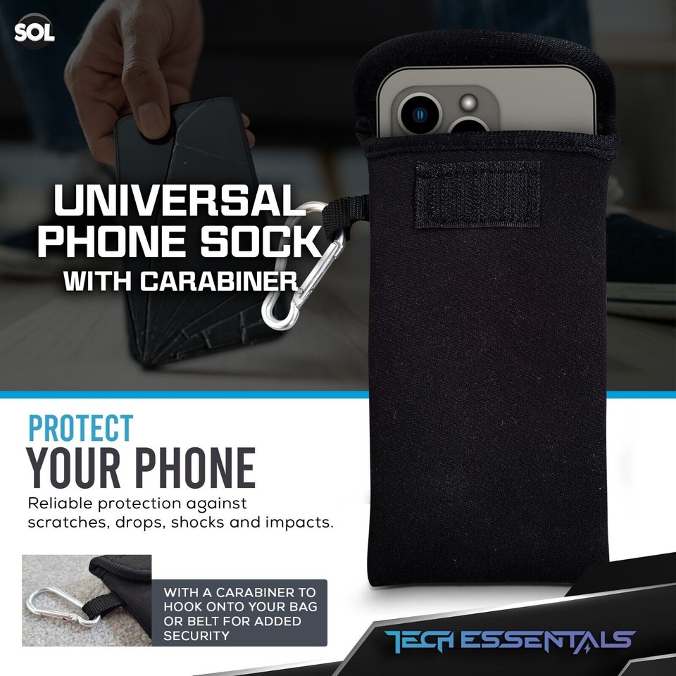 Neoprene Phone Case Sock Cover Pouch Universal Mobile to 6.7" for ...