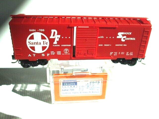N SCALE MICRO-TRAINS SERIES 6464 - 700 AT & SF RAILROAD BOXCAR | eBay